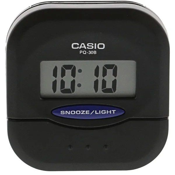 CASIO Mini Pocket Alarm Desk Clock PQ-30B, Furniture & Home Living ...