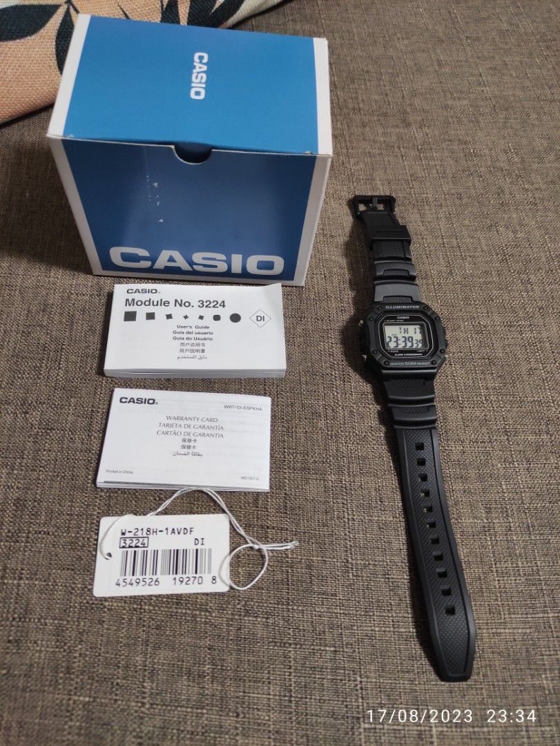 Casio W-218H Digital Watch, Men's Fashion, Watches & Accessories, Watches on Carousell