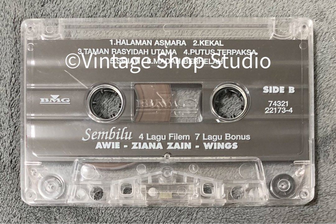 Cd And Cassette Sembilu Original Soundtrack Awie Ziana Zain Wings Pre Owned Cd And Cassette Kaset