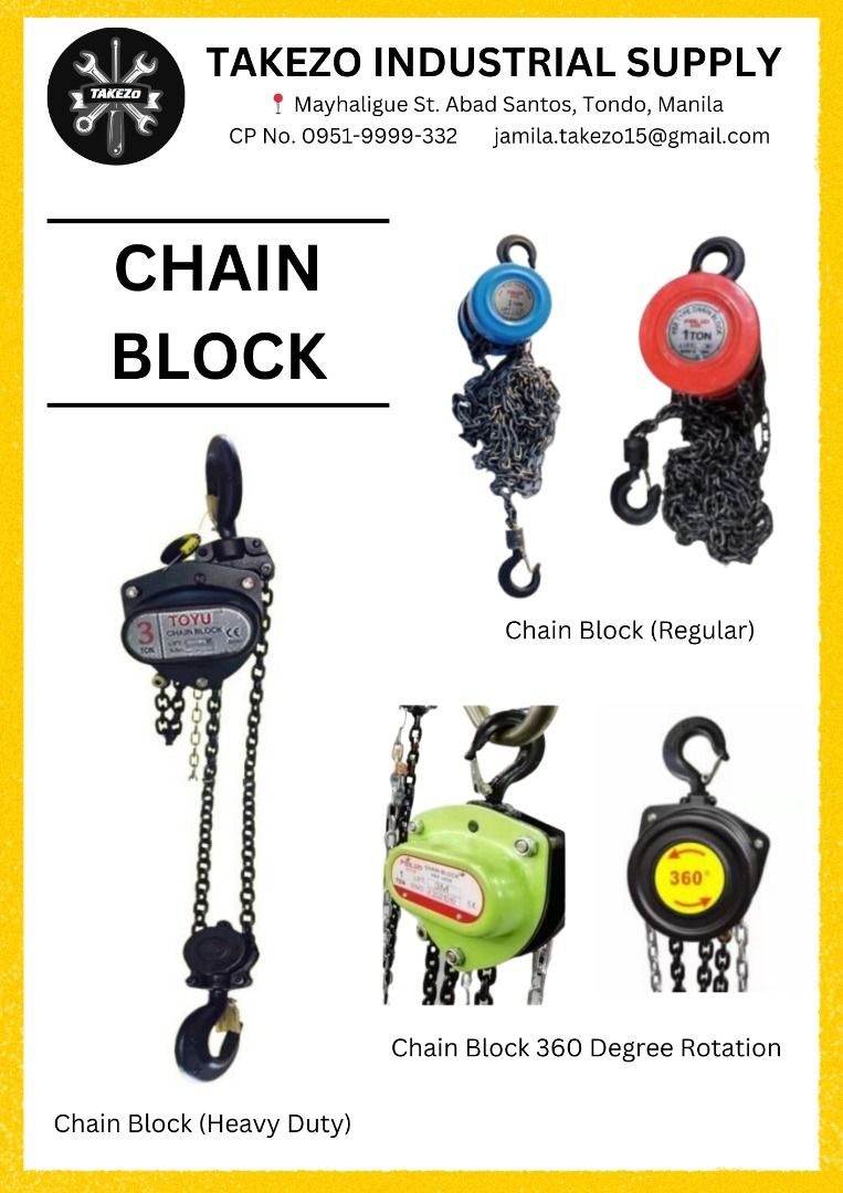 Chain Block Heavy Duty and Regular on Carousell