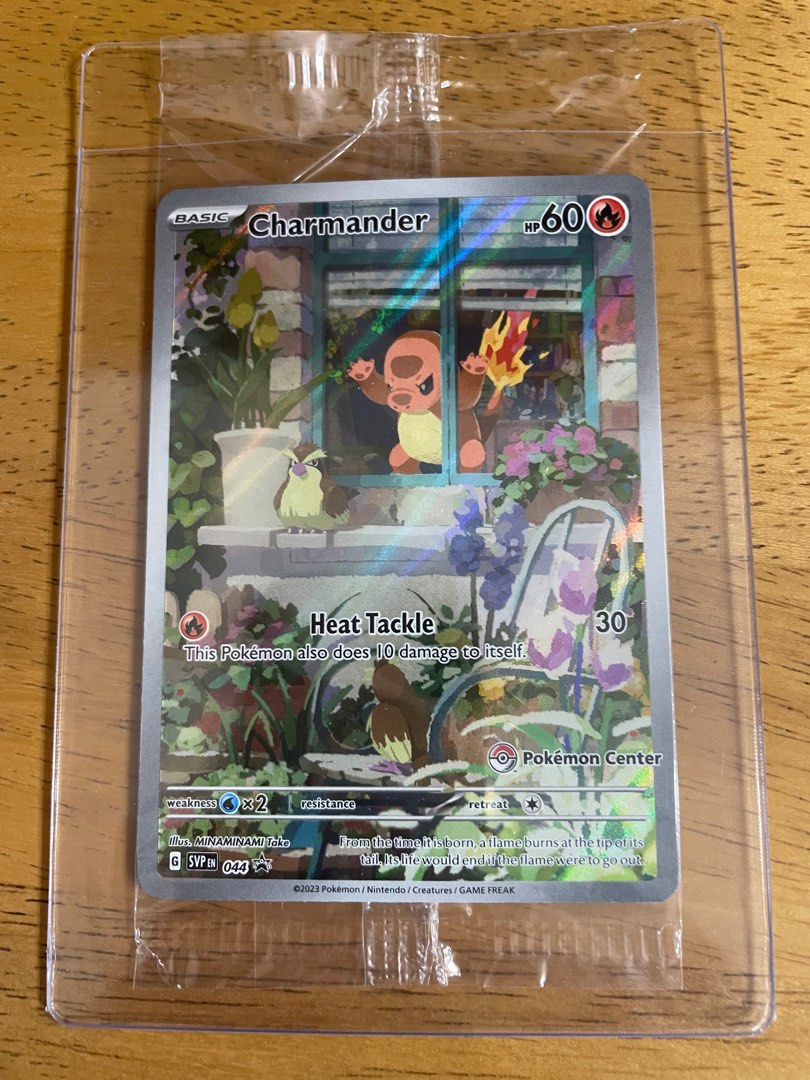 Charmander Promo Pokemon Centre Stamp - Pokemon Centre ETB, Hobbies ...