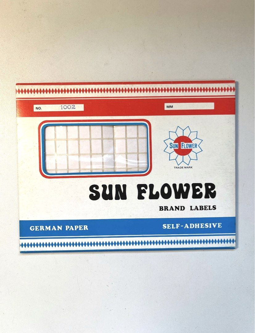 Cosmo/Sun Flower Label Stickers (new), Hobbies & Toys, Stationery ...