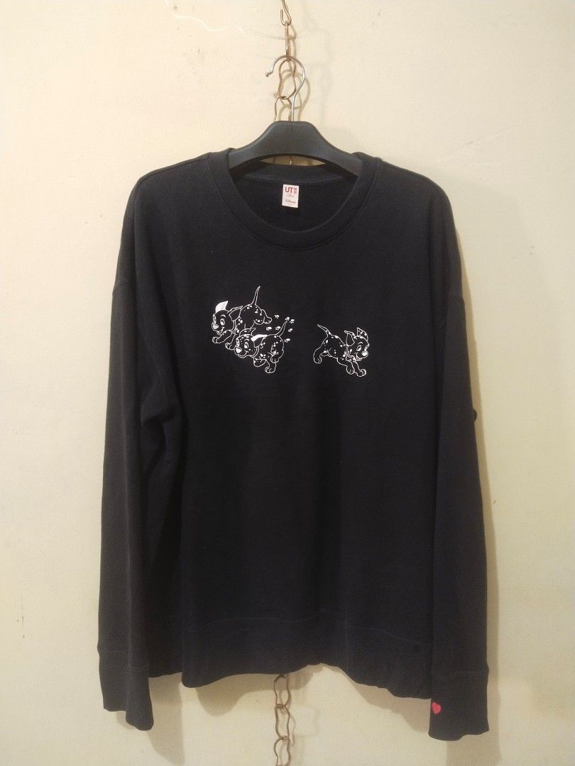 Crewneck Uniqlo colab 101 Dalmatians on Carousell