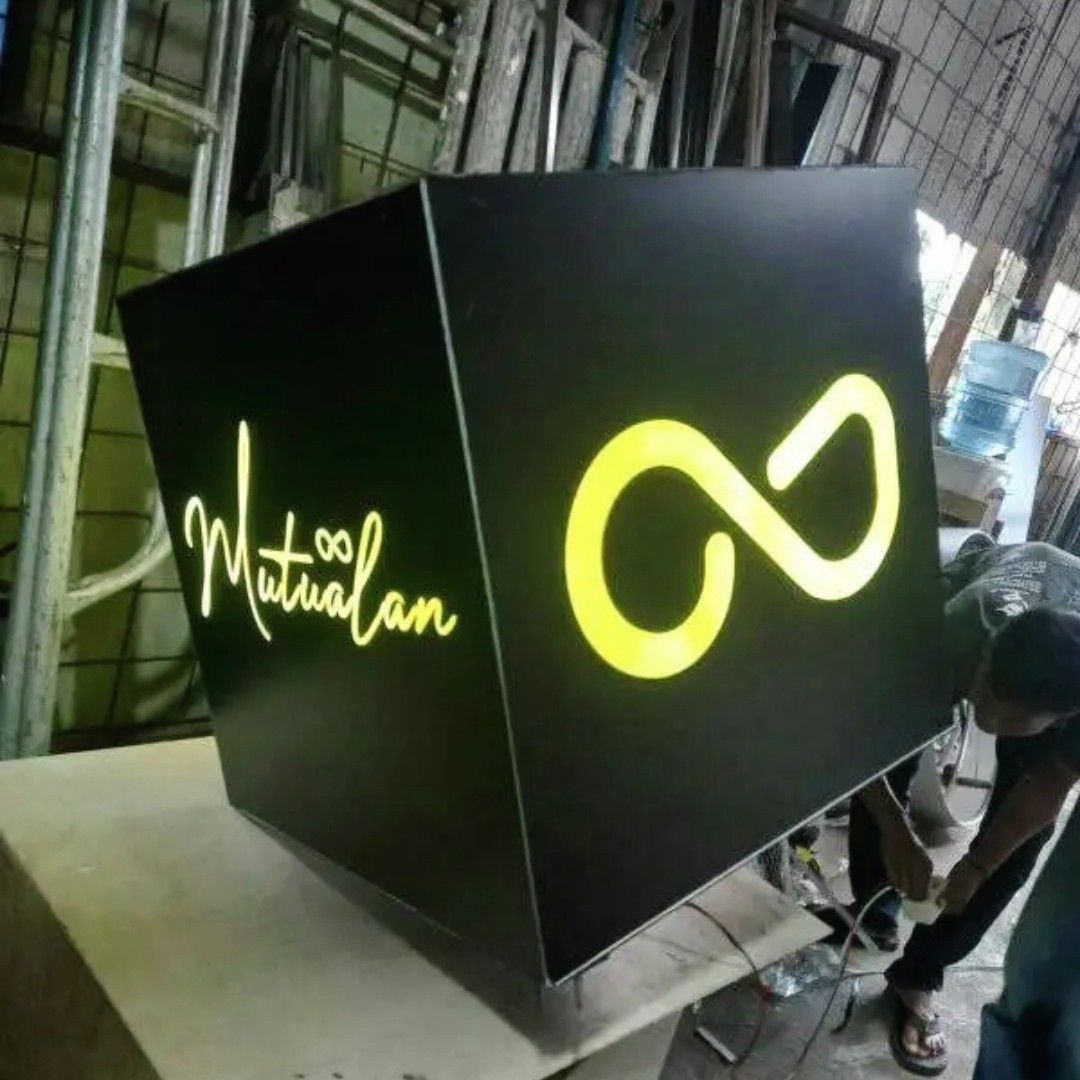 Custom Neon Box Acrylic @madaniaadvertising on Carousell