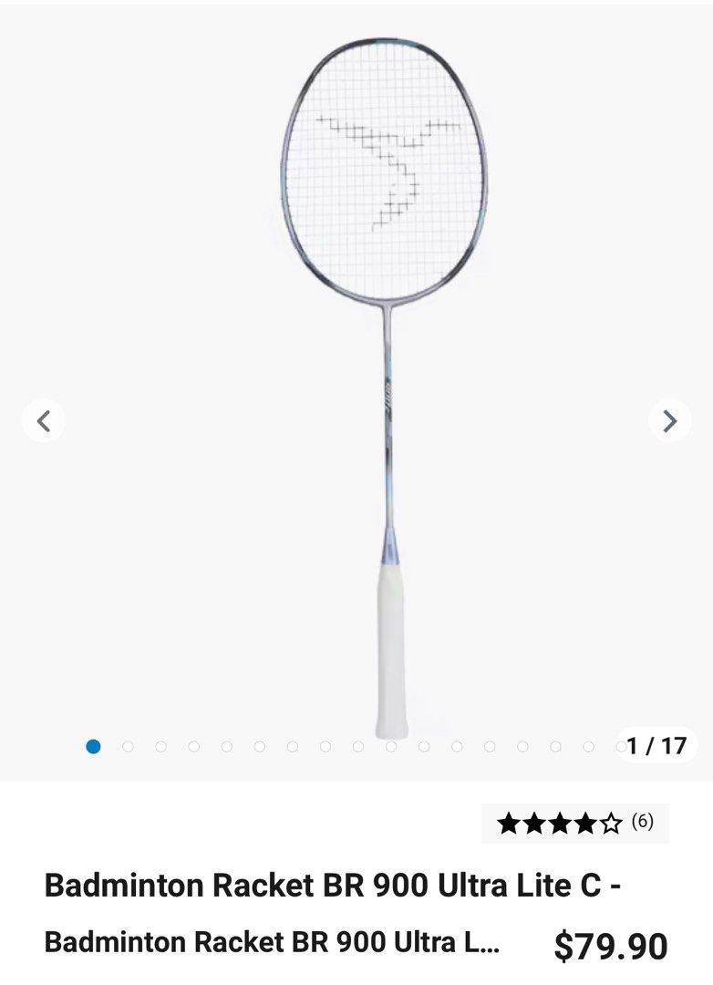 Decathlon perfly 900c adult badminton racket. Yonex victor Li-Ning ...