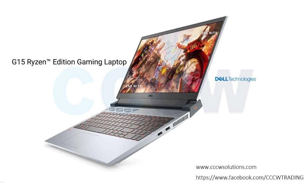 Dell G15 Ryzen™ Edition Gaming Laptop AMD Ryzen 5 5600H 6-core/12 ...