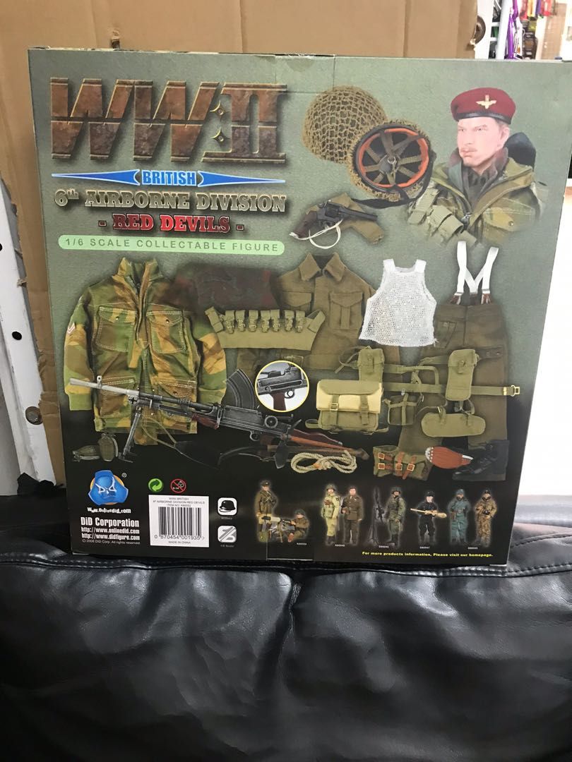 DID WW2 British Airborne Division Red Devil 1/6 figure, Hobbies & Toys ...