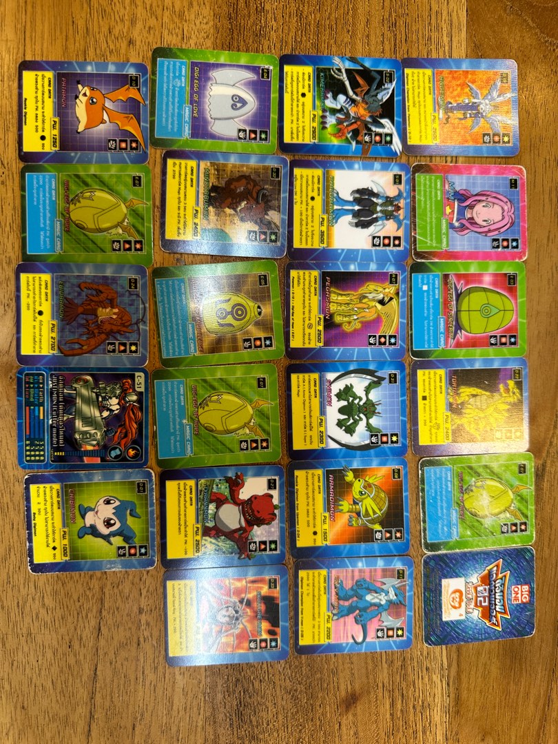 Digimon Zero Two Plastic Cards, Hobbies & Toys, Toys & Games on Carousell