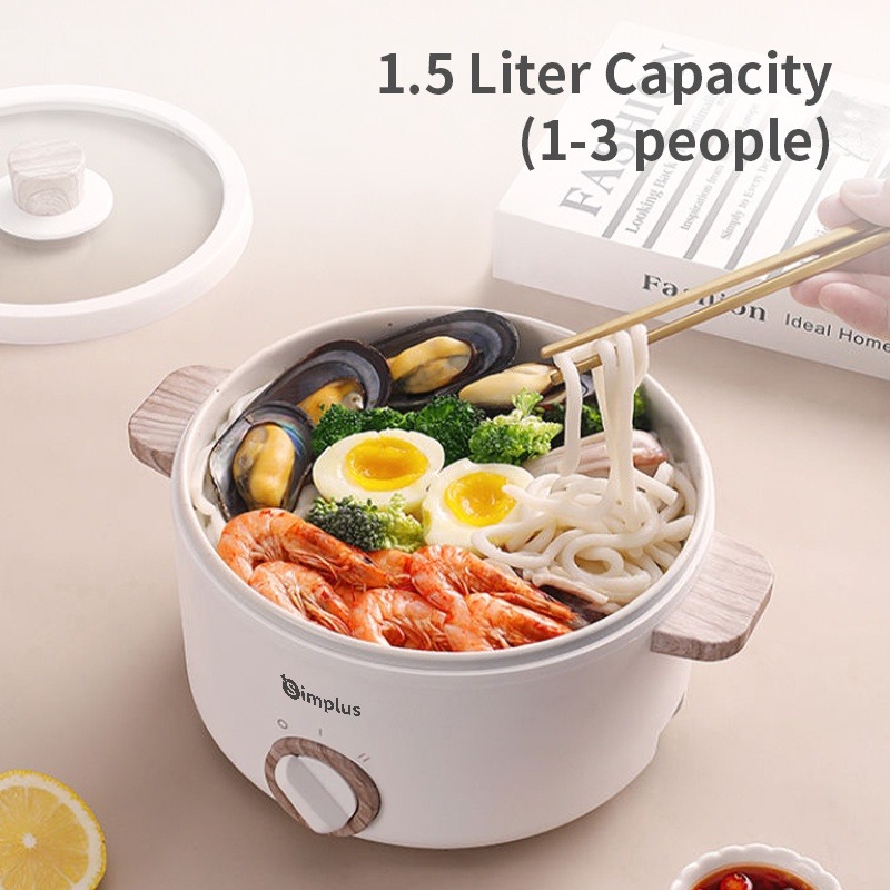 Electric Cooker Electric Pot Hotpot With Steamer Frying Pan Soup Pot ...