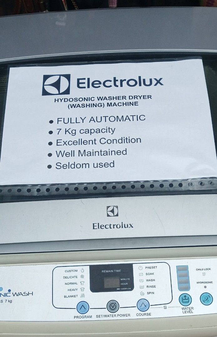 Electrolux Hydrosonic Washer dryer on Carousell