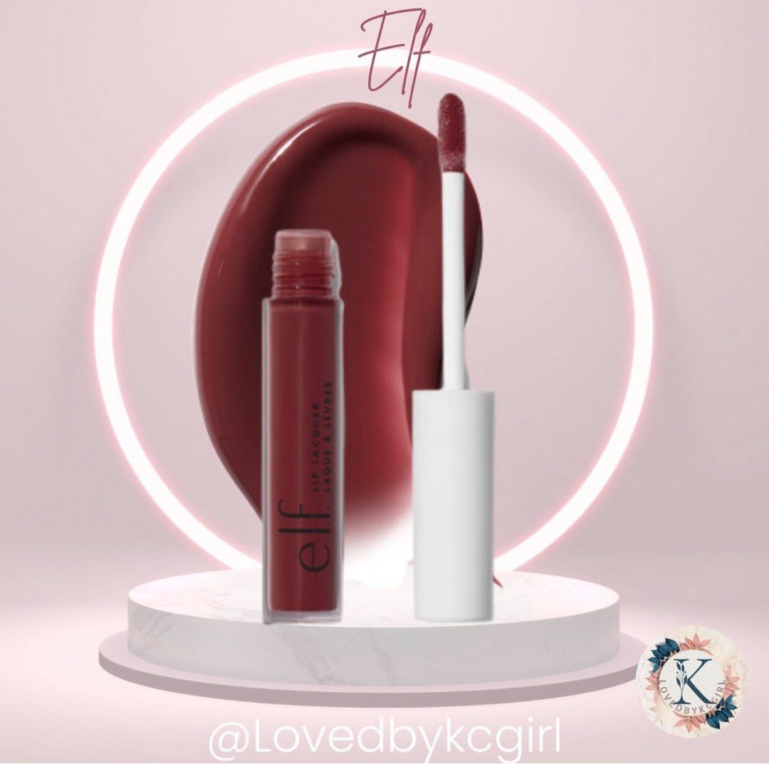 ELF lip lacquer - Black Cherry (Fullsize/sealed) on Carousell