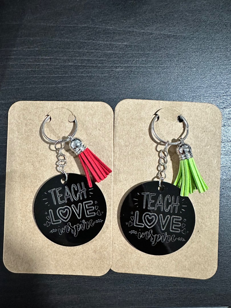 Engraved Teacher’s Day Keychain, Hobbies & Toys, Stationery & Craft ...