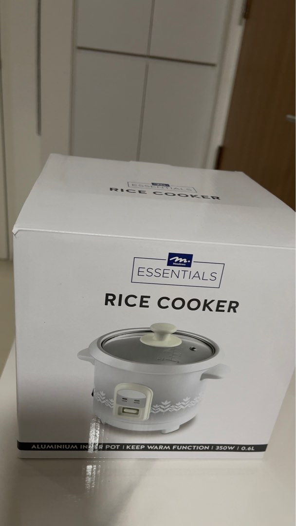 Essentials Rice Cooker 0.6L Glass lid with 2 years warranty, TV & Home ...