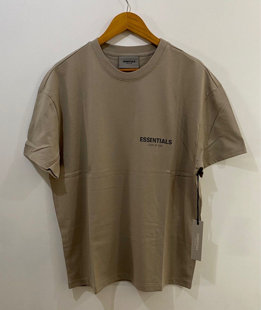 ‼️ONLY ONE LEFT‼️Fear of God Essentials Tan T-shirt Small Core ...