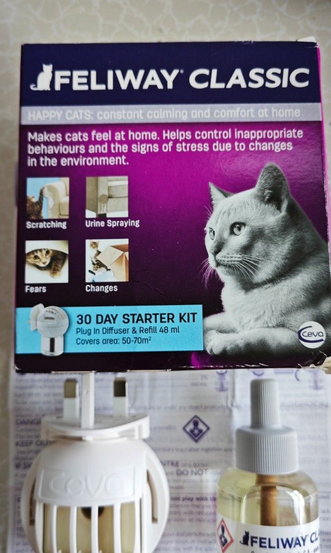 Feliway classic plug-in diffuser, Pet Supplies, Homes & Other Pet ...
