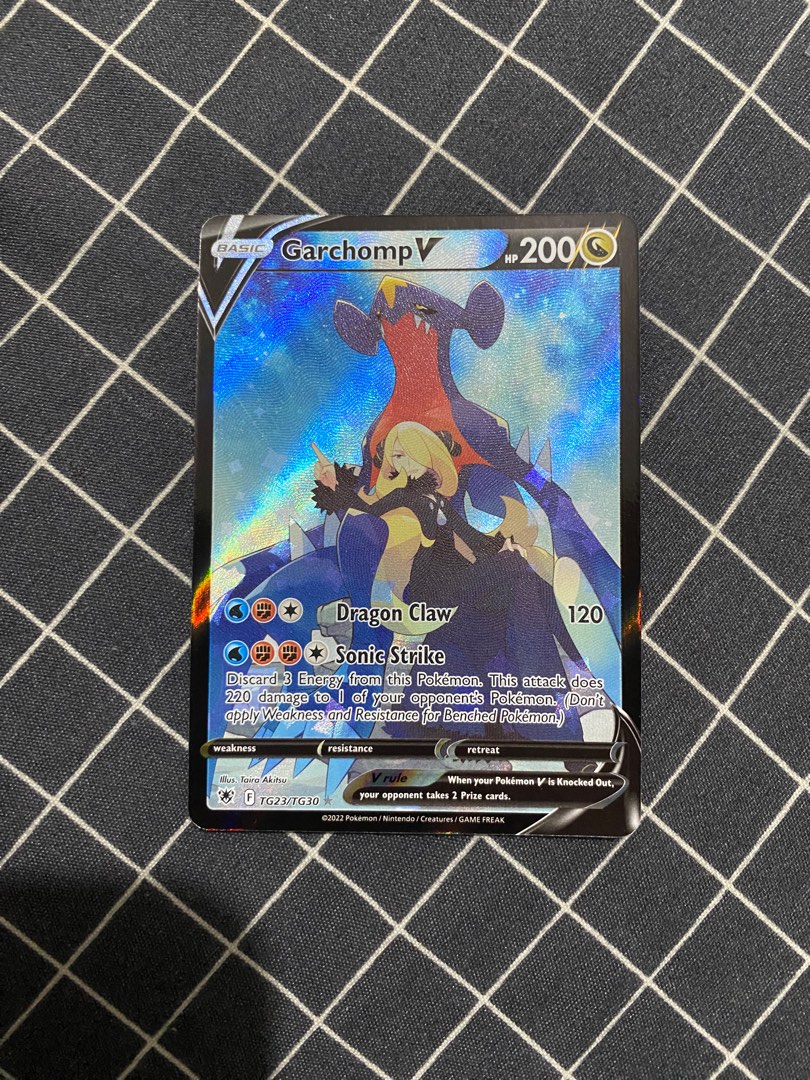 Garchomp V Trainer Gallery - Pokemon Astral Radiance, Hobbies & Toys ...