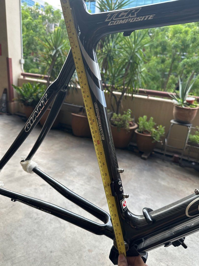 Giant TCR carbon road frame set (L size), Sports Equipment, Bicycles ...