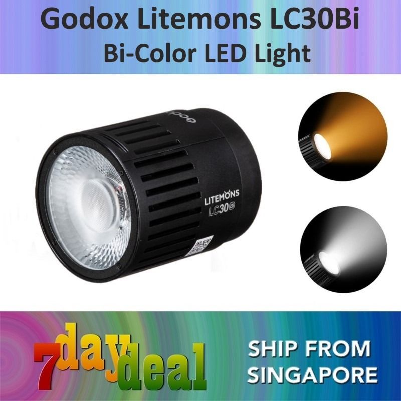 Godox Litemons LC30Bi Bi-Color Tabletop LED Light, Photography ...