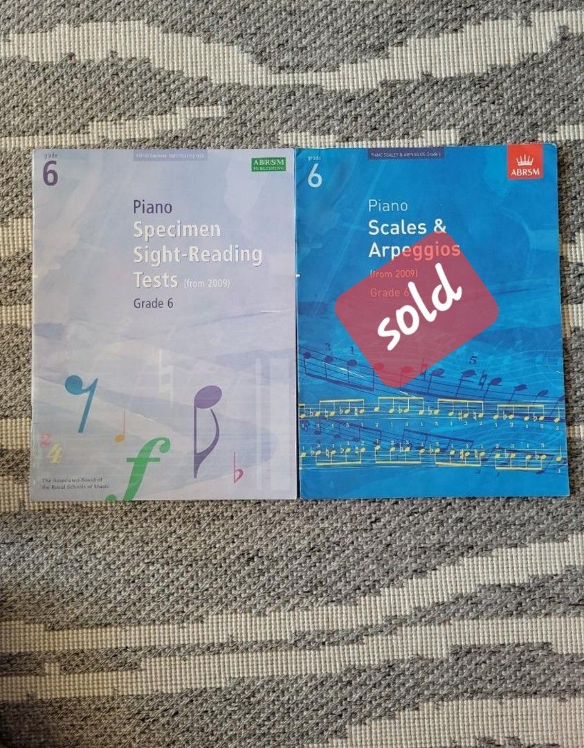 Grade 6 Piano Music Theory and Exam Pieces, Hobbies & Toys, Music ...