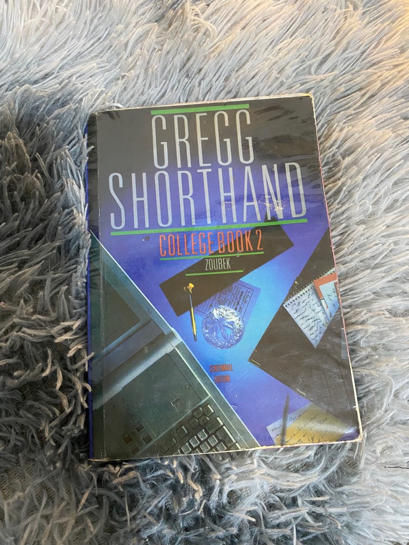 Gregg shorthand college book 2 (centennial edition) on Carousell