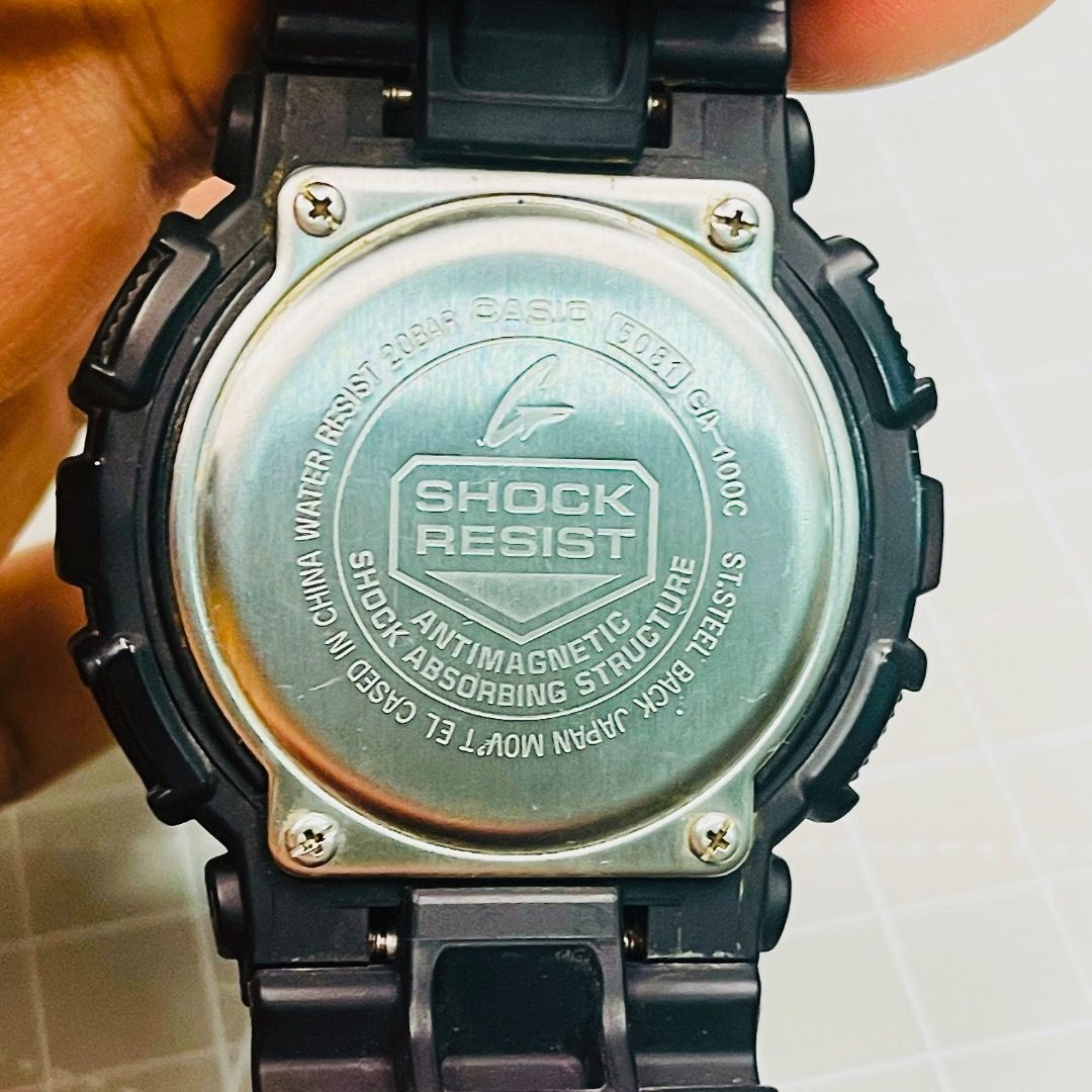 G-SHOCK GA-100C | DIGITAL-ANALOG | WR 20BAR | MAGNETIC RESISTANCE ...