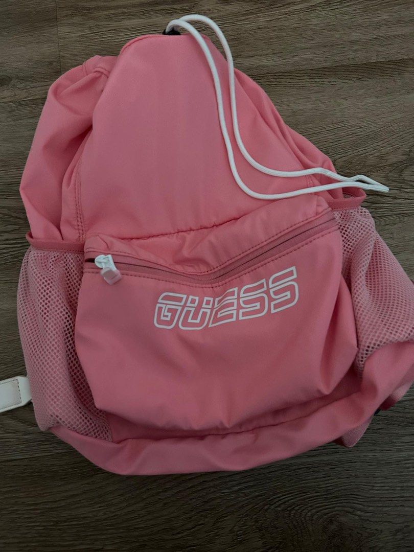Guess haversack bag pink, Women's Fashion, Bags & Wallets, Backpacks on ...