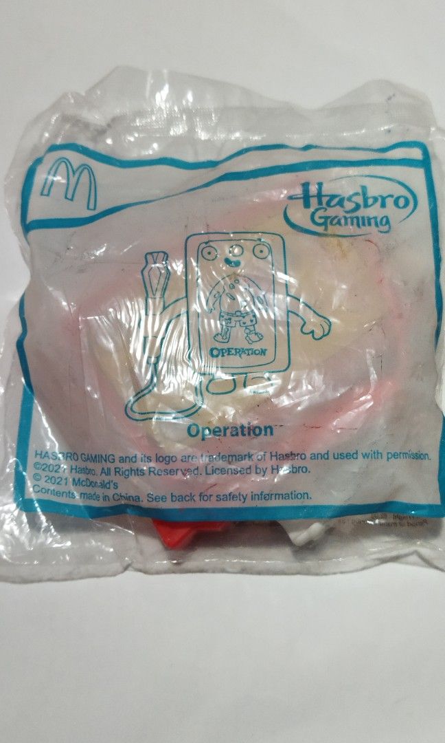 Hasbro Gaming Operation McDonald's happy meal toy, Hobbies & Toys, Toys ...