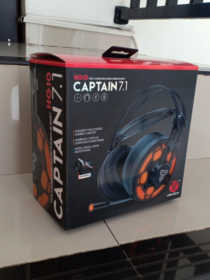 Headset Gaming Fantech Captain 7.1, Elektronik, Audio di Carousell
