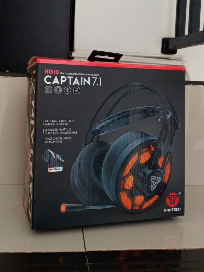 Headset Gaming Fantech Captain 7.1, Elektronik, Audio di Carousell