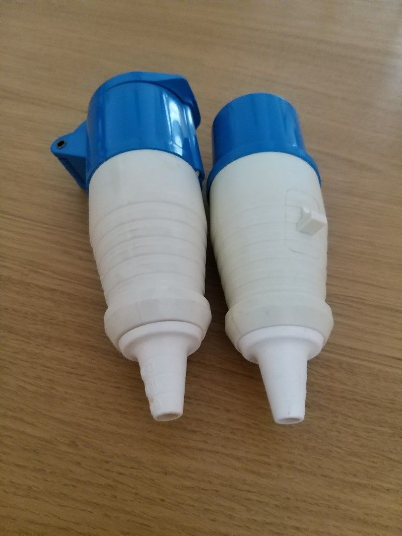 Heavy Duty Impact Resistant Splash Proof 16Amp 240V 3 Pin Connector ...