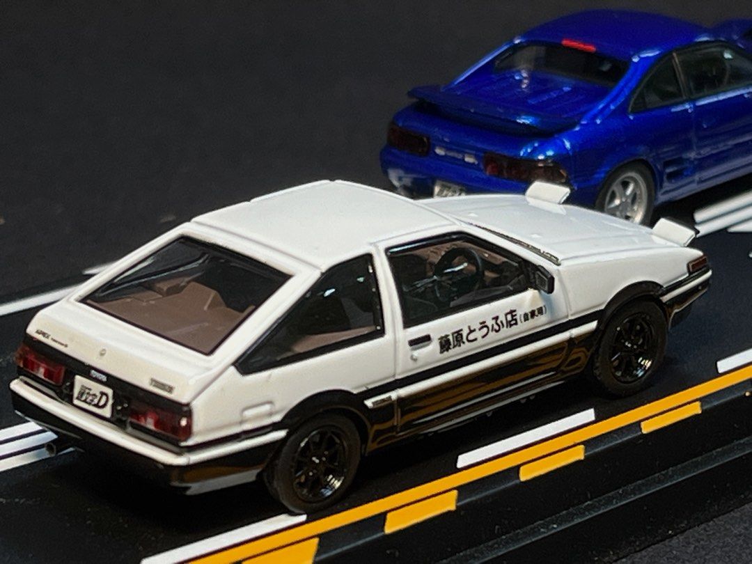 Hi-Story 1/64 Initial D Toyota MR2 & AE86 Twin Car Set, Hobbies & Toys ...