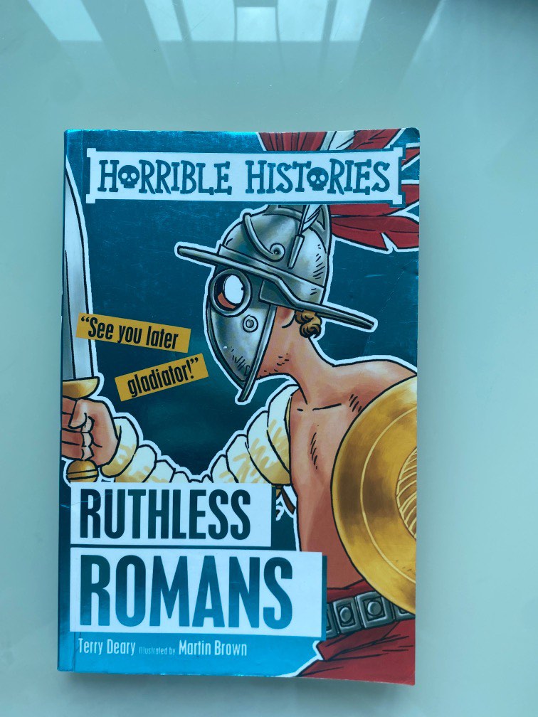Horrible histories -Rutheless Romans, 興趣及遊戲, 書本 & 文具, 小說 & 故事書 - Carousell