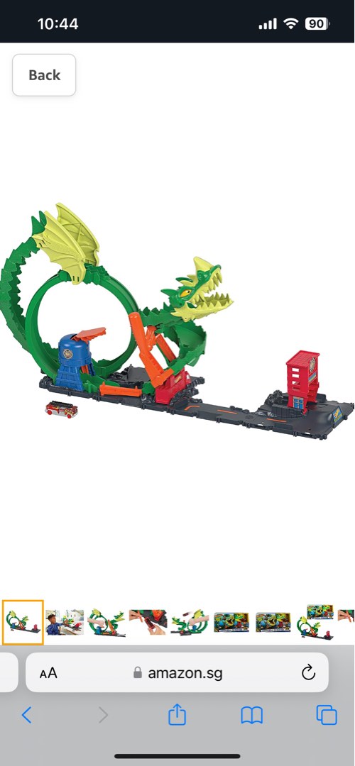 Hot wheel Dragon Drive Firefight, Hobbies & Toys, Toys & Games on Carousell