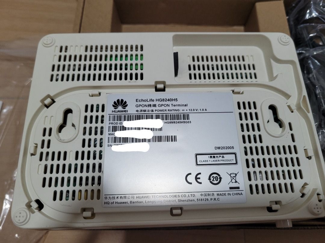 Huawei Optical Network Terminal - EchoLife HG8240H5, Computers & Tech ...