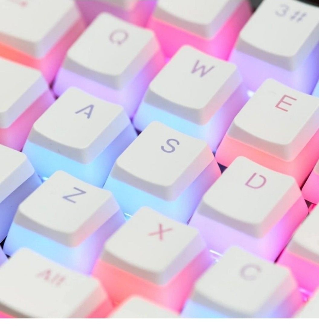 HUICCN 112 PBT Pudding Keycaps, DoubleShot, OEM Profile, for ANSI/ISO ...