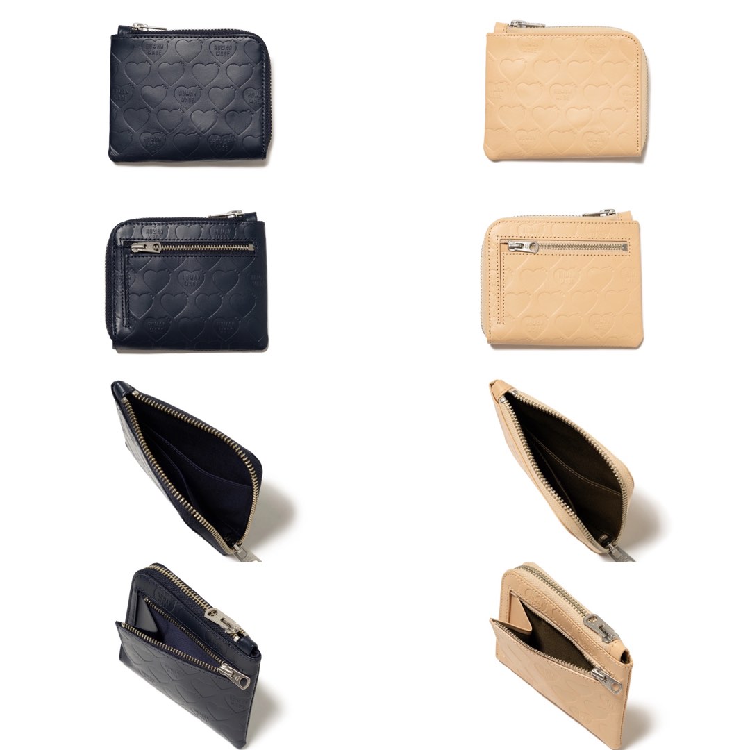 HUMAN MADE LEATHER ZIP WALLET, Men's Fashion, Watches & Accessories ...