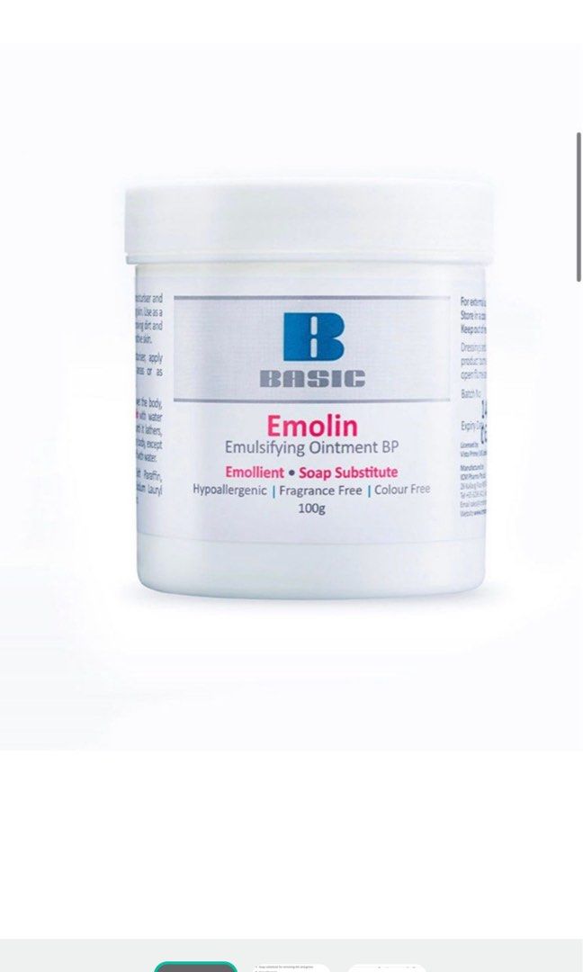 ICM Basic Emolon Emollient Emulsifying Ointment BP Soap Substitute ...