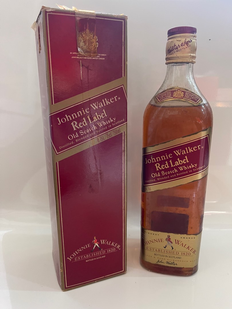 Johnny Walker Red Label 75CL, Food & Drinks, Alcoholic Beverages on ...