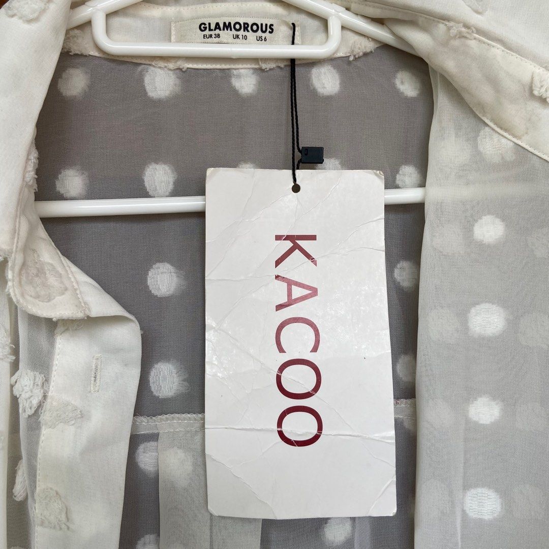 Kacoo Swiss Dot Cover up on Carousell