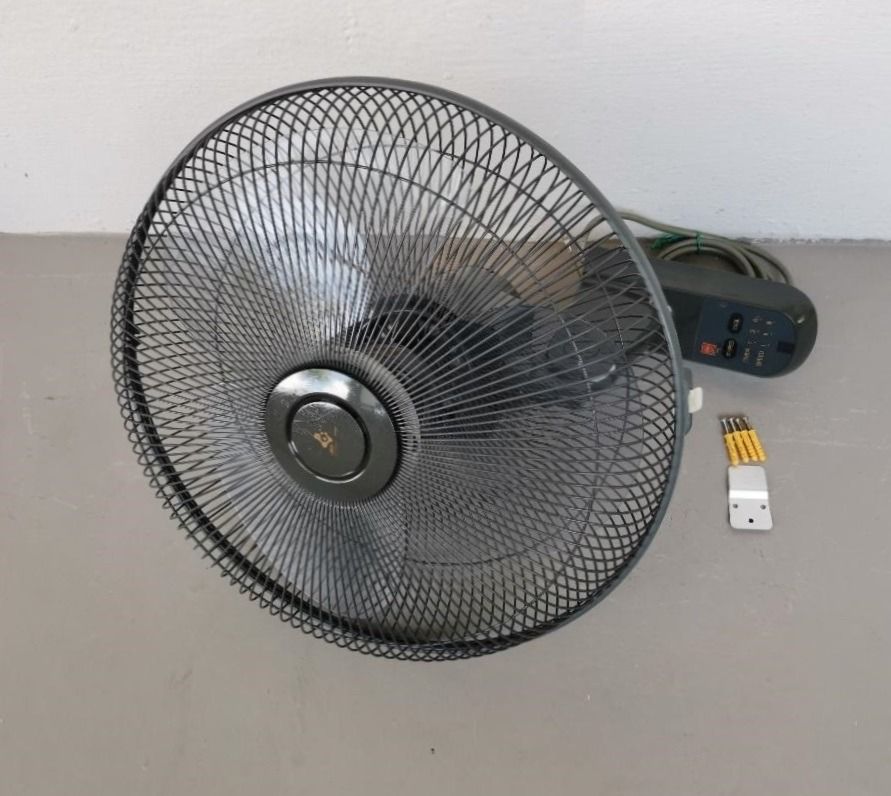 KDK 16" Wall Fan with wall bracket, Furniture & Home Living, Lighting ...