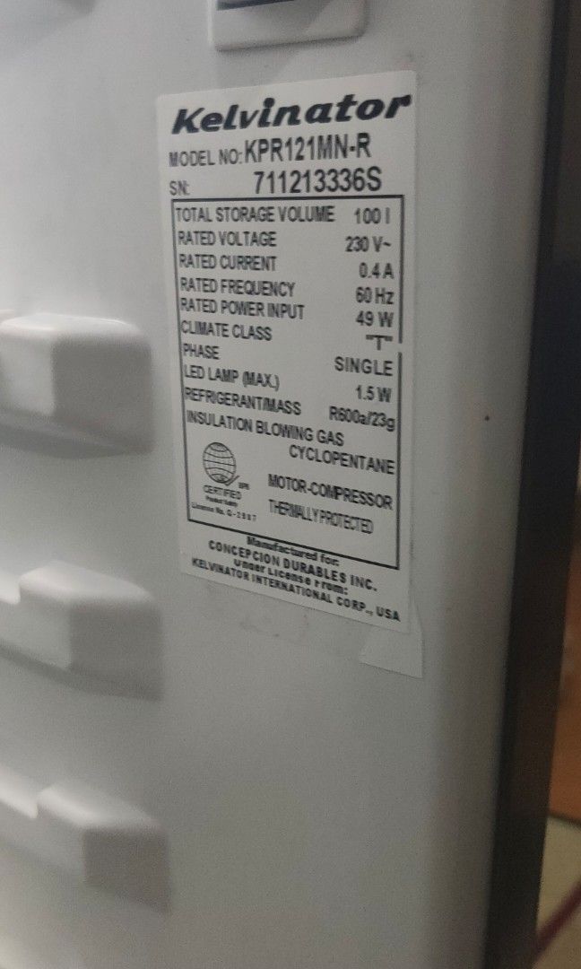 Kelvinator Inverter Small refrigerator with freezer, TV & Home ...