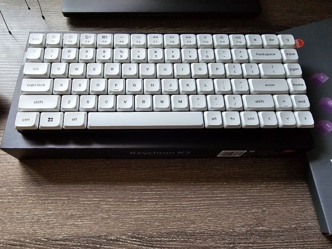 Keychron k3 v2 optical brown switch hot-swapable + pbt keycaps ...