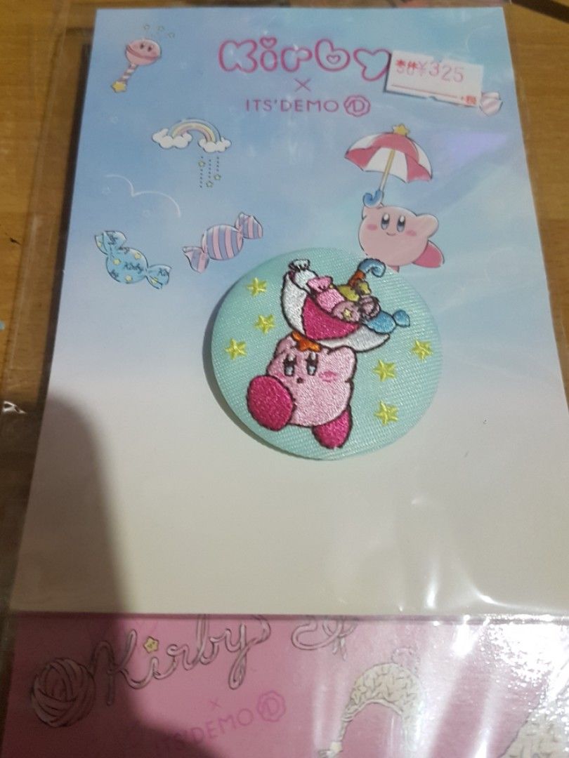 Kirby button pin cloth fabric like patch, Hobbies & Toys, Memorabilia ...
