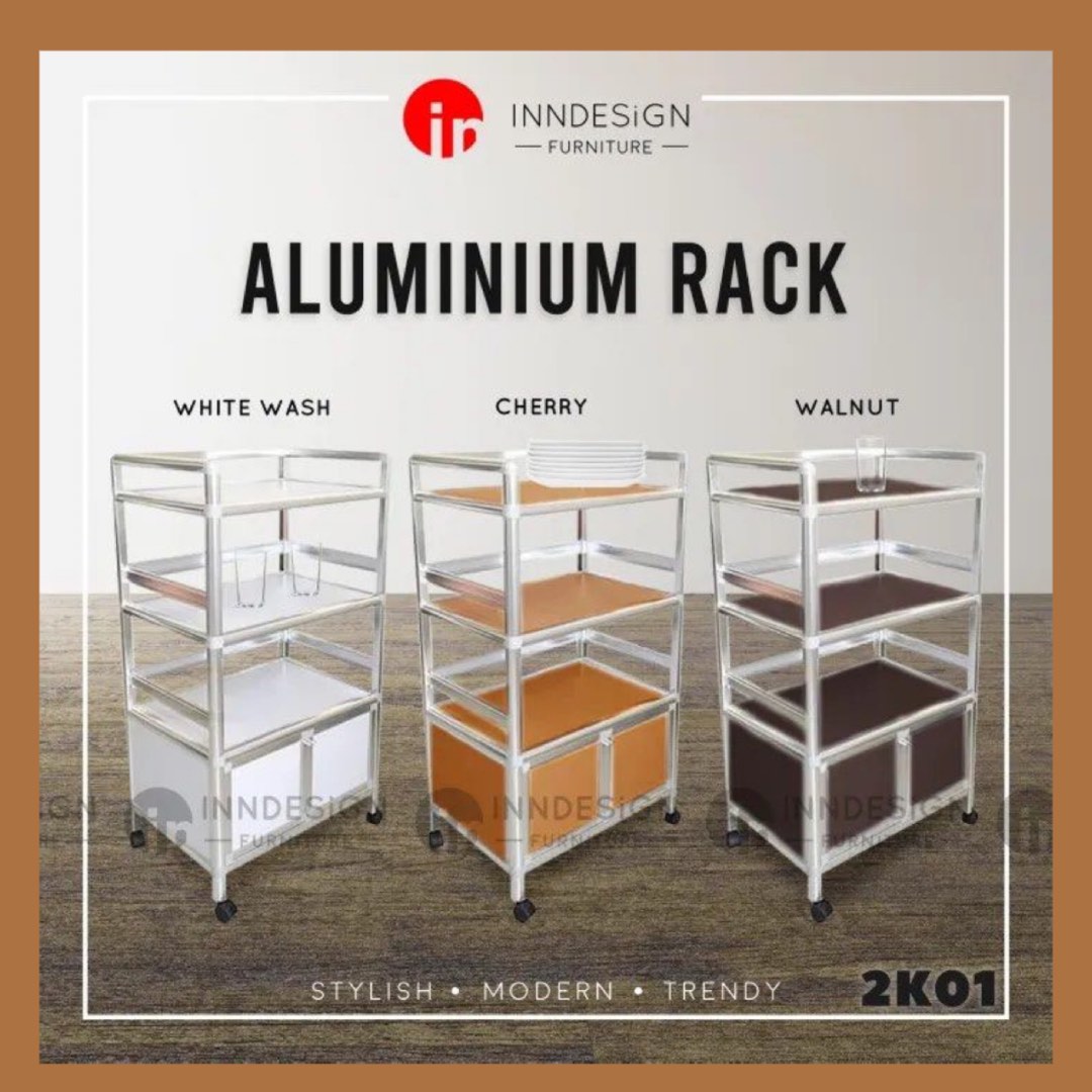 Kitchen Cabinet aluminum racks, Furniture & Home Living, Furniture ...