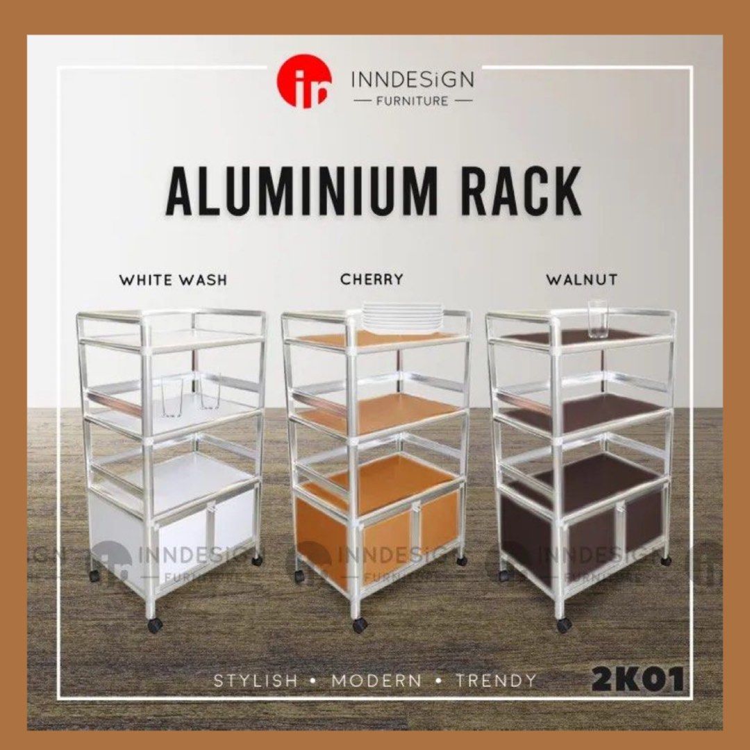 Kitchen Cabinet aluminum racks, Furniture & Home Living, Furniture ...