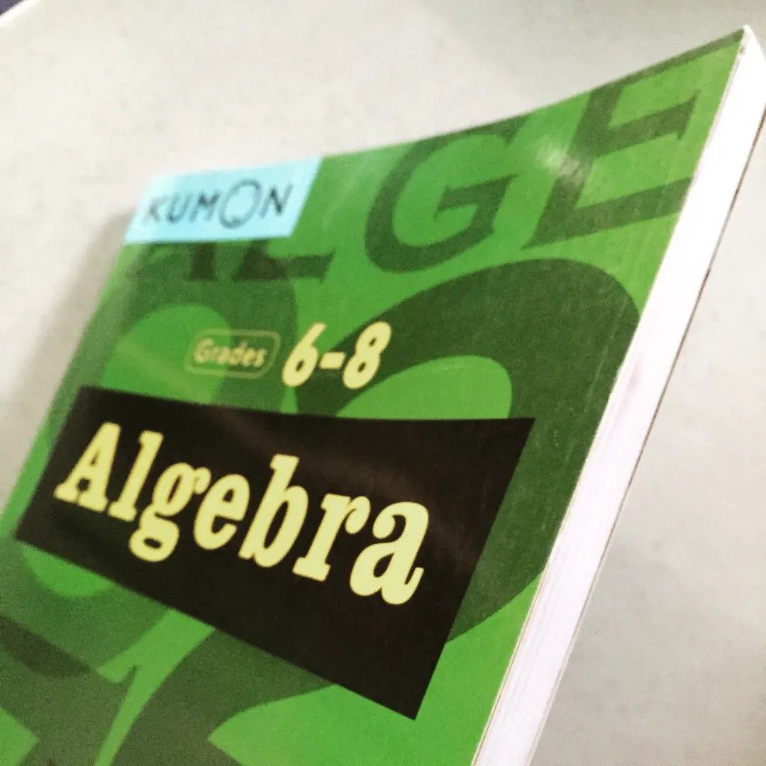 Kumon: Algebra (grades 6-8), Hobbies & Toys, Books & Magazines ...