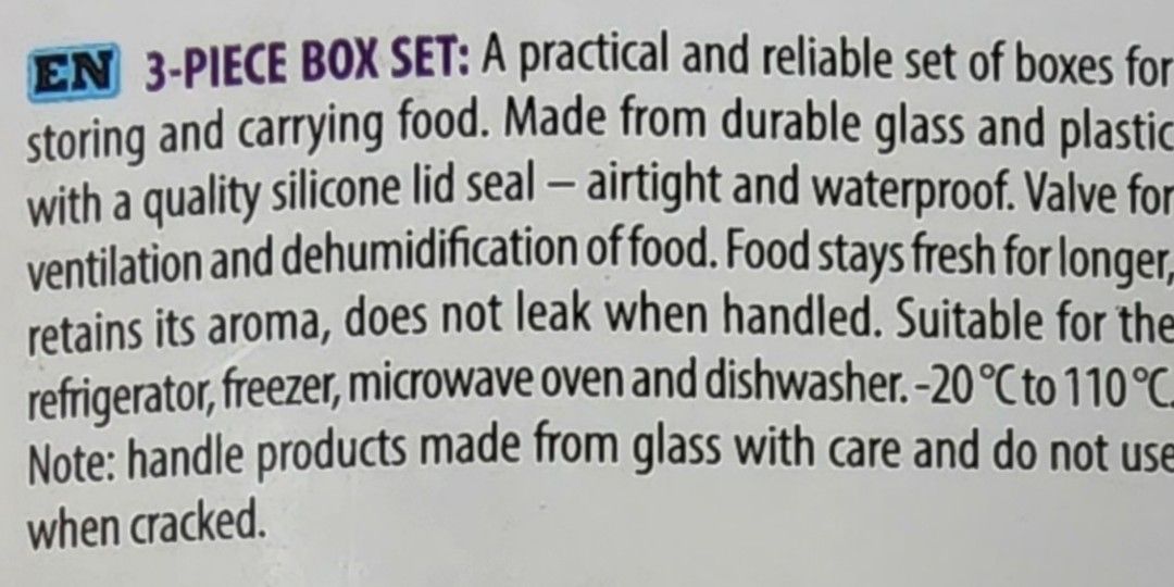 Lamart 3-Piece Box Set with Aroma Fresh Lock, Furniture & Home Living ...