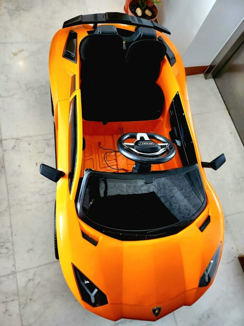 Lamborghini Kids Electric Car with Remote Control for Parents, Babies ...