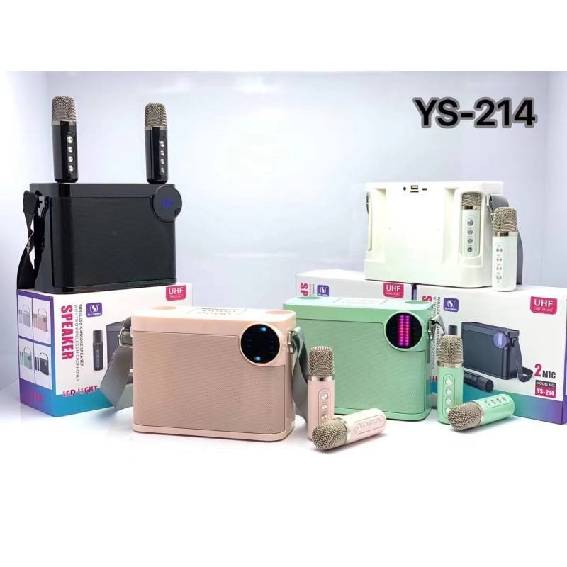 Latest Karaoke Machine Speaker With 2 Microphones/ Portable Wireless ...