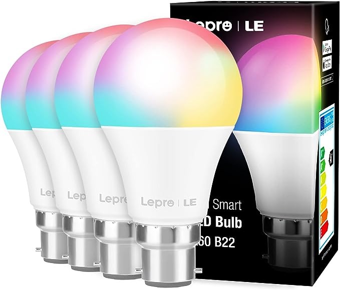 Lepro Smart Bulb, B22 Bayonet Smart Light Bulb, Furniture & Home Living ...